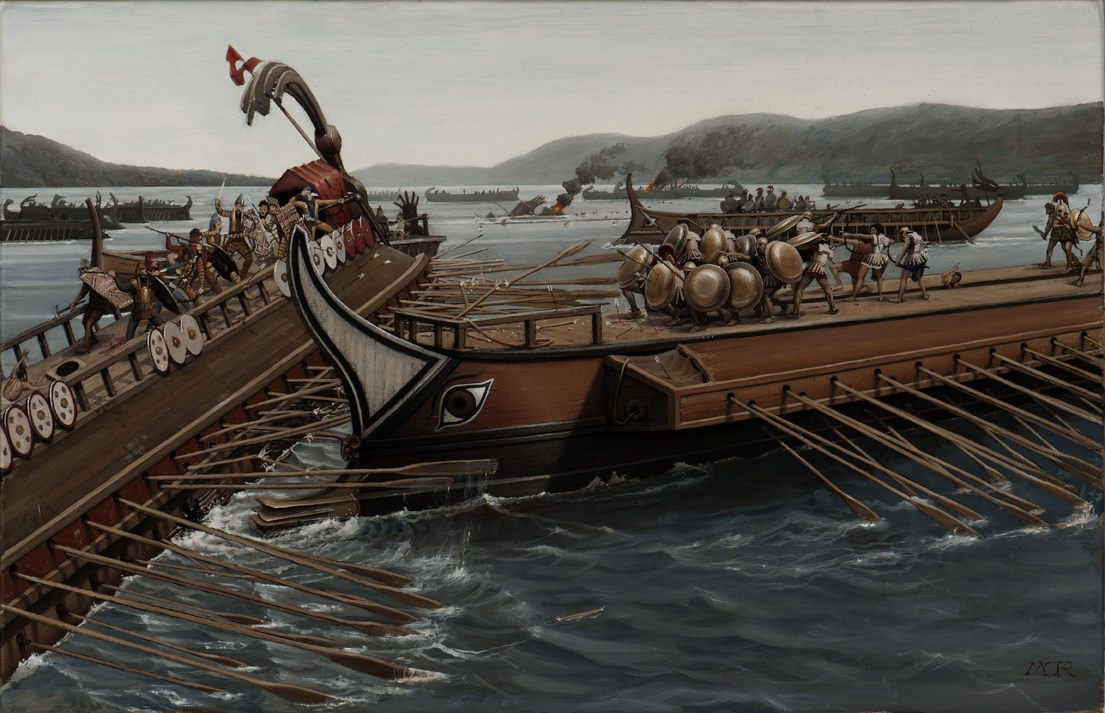 Editorial Artwork «Battle of Salamis» animated with some audio @ MOR